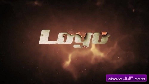 Burning Paper Logo After Effects Template Motion Array Free After 