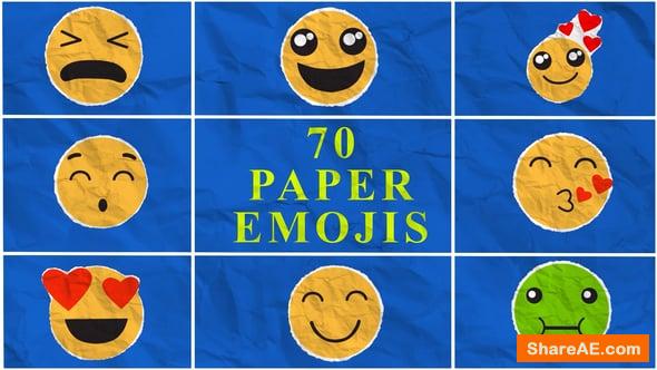 Videohive Paper Emoji Pack » free after effects templates | after ...